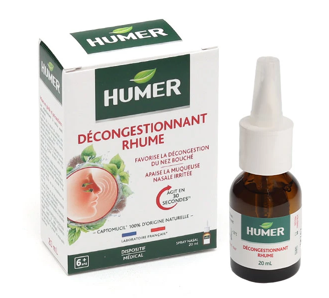 Humer - Decongestant Cold Nasal Spray 20ml
