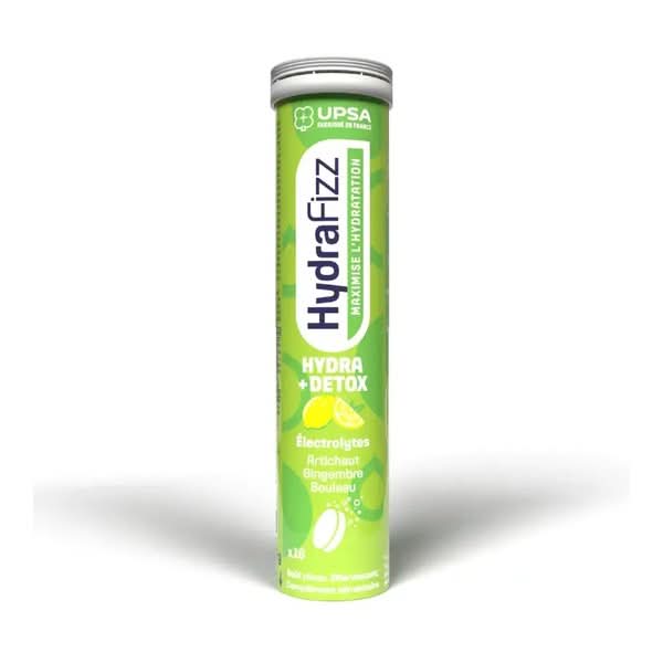 UPSA HydraFizz Hydra + Detox effervescent tablets