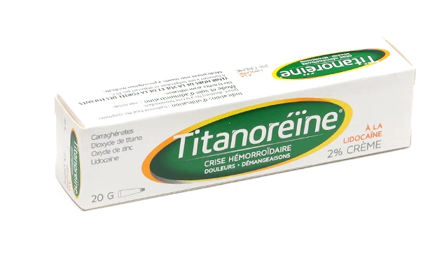 Titanoreine Lidocaine Cream for Hemorrhoids 20 g