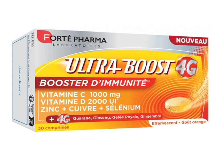 Forté Pharma Ultra Boost 4G Immunity Booster 30 Effervescent Tablets