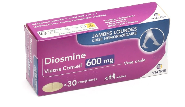 Viatris 600 mg tablet 30 tablets Heavy legs, Hemorrhoids - Adults