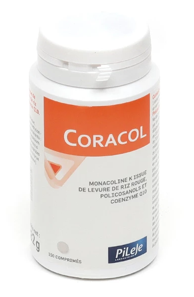 Pileje Coracol tablets Monacolin K, Policosanols and Coenzyme Q10 - Ad