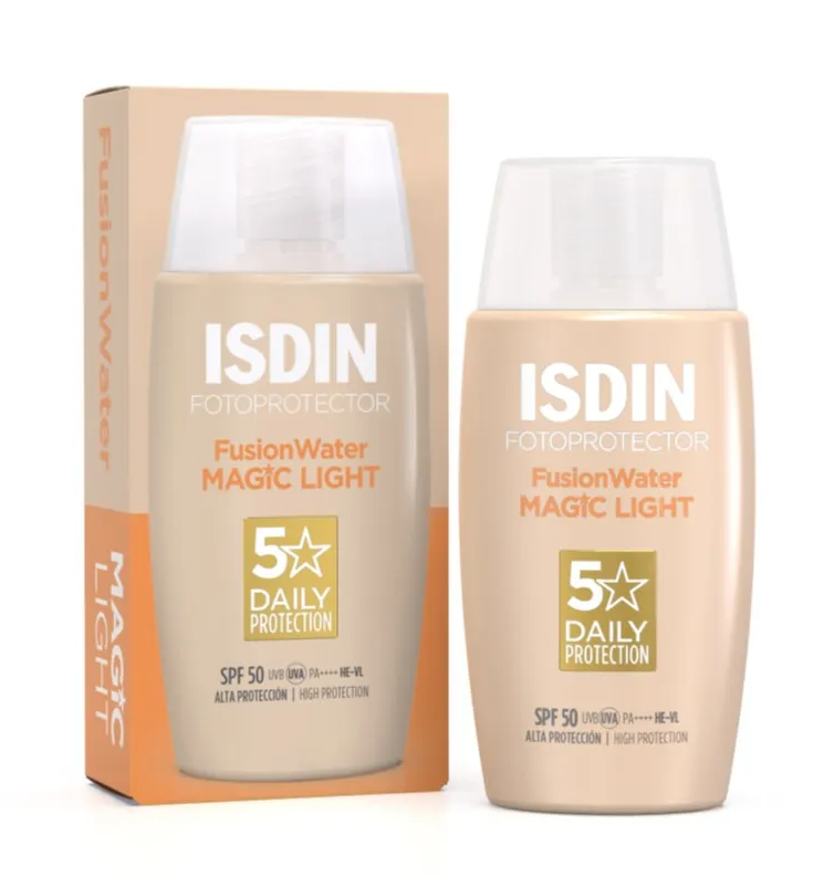 Isdin Fotoprotector Fusion Water Color SPF50 50 ml - Tint : Light