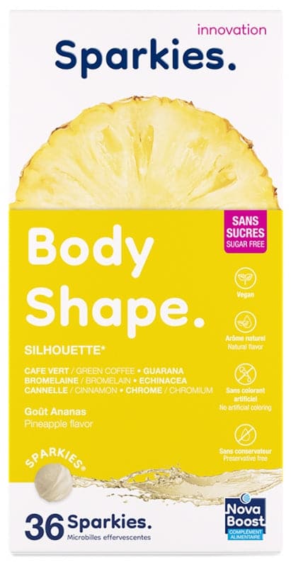 Nova Boost Sparkies Body Shape Effervescent Microbeads 12 Packs