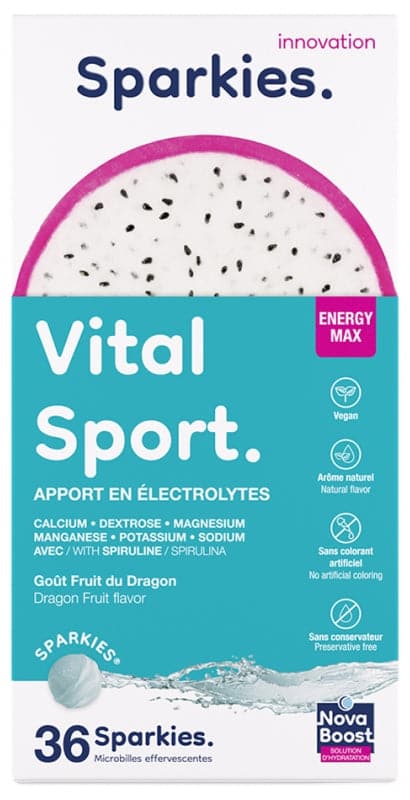 Nova Boost Sparkies Vital Sport Effervescent Microbeads 12 Packs