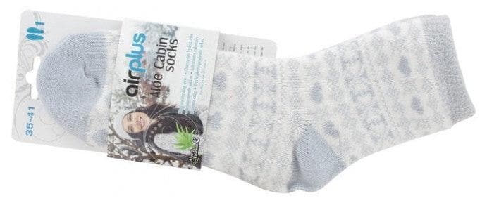 Airplus Aloe Cabin Ultra Moisturising Socks 35-41 Colour: White with G