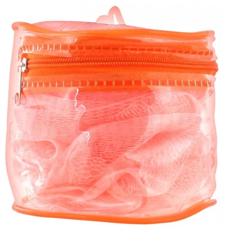 Estipharm Massage Flower Sponge with Case Colour: Orange