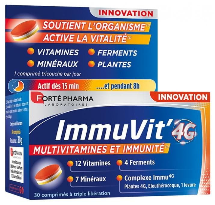 Forté Pharma ImmuVit' 4G 30 Tablets
