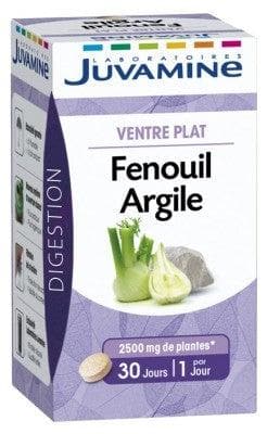 Juvamine - Flat Stomach Fennel Clay 30 Tablets