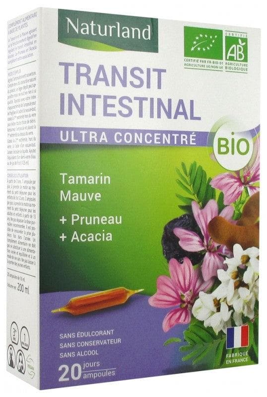 Naturland Intestinal Transit Organic 20 Drinkable Phials of 10ml