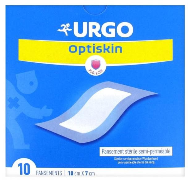 Urgo Optiskin Semi-Permeable Sterile Dressing 10 x 7cm 10 Dressings