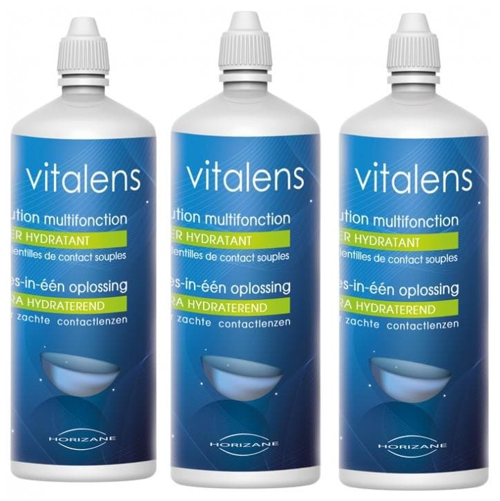 Vitalens Multipurpose Solution for Supple Contact Lenses 3 x 360ml